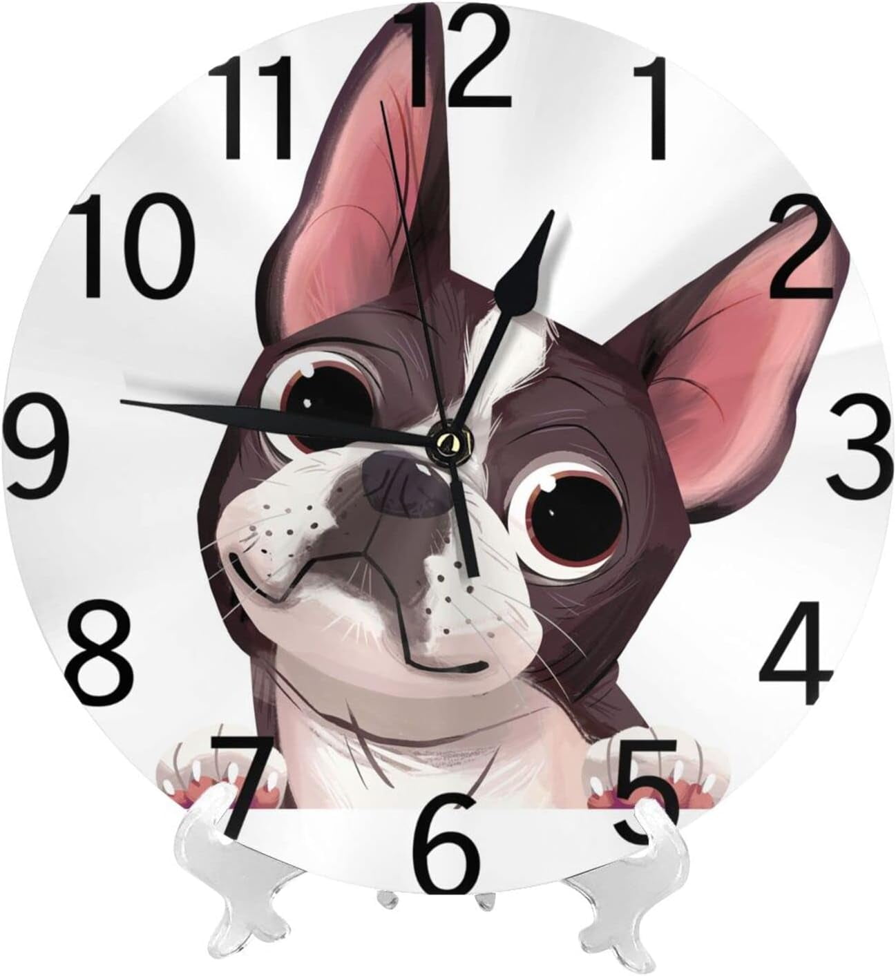 Wall Clock 10 Inch Shell Ocean Theme Arabic Numeral Non Ticking Silent ...