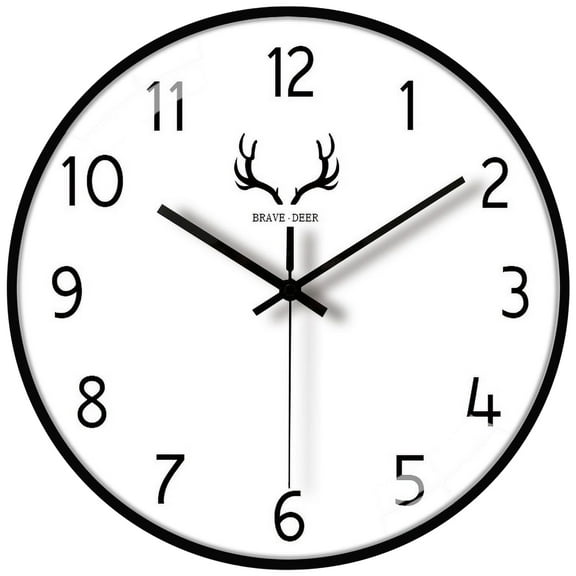 Large Wall Clocks,Silent,Non Ticking,Battery Operated Small Vintage ...