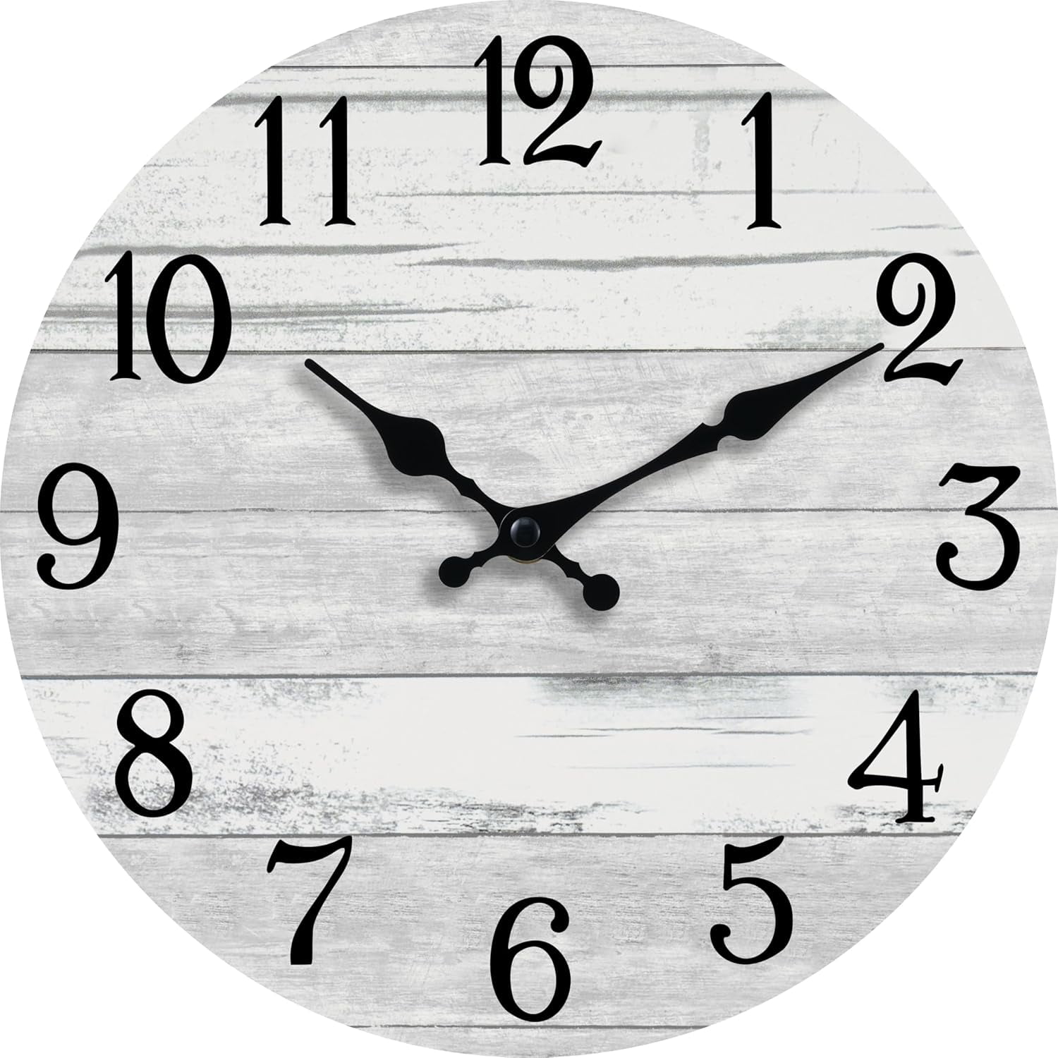 Wall Clock 8 Inch Silent Non Ticking Wall Clocks Battery Operated ...