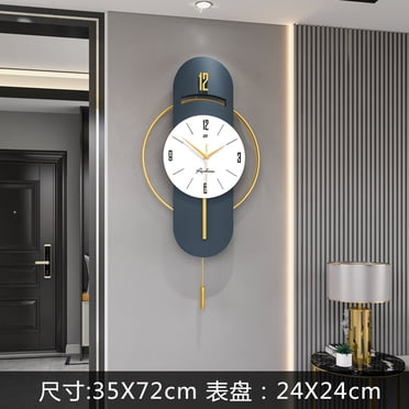 Kate and Laurel Sancia Modern Numberless Round Metal Wall Clock, 16 ...