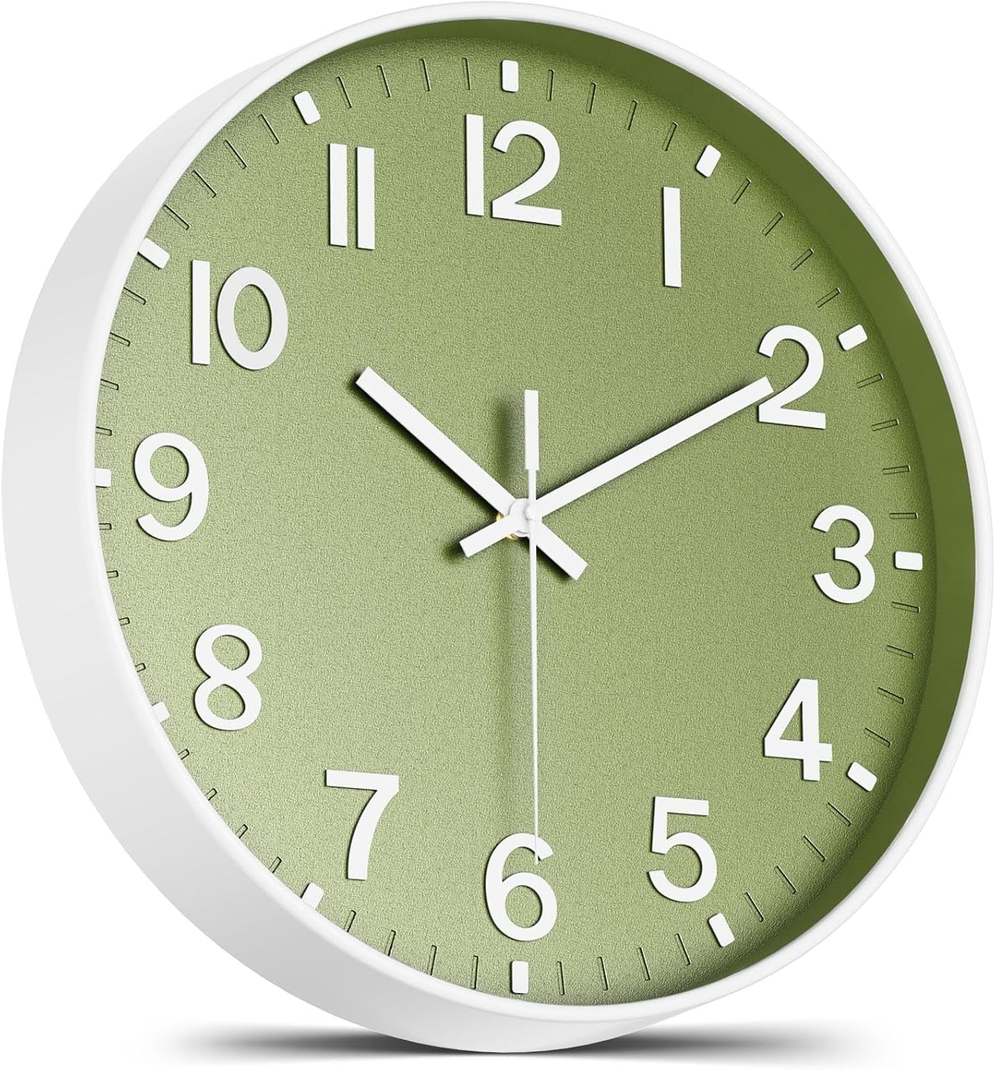 Wall Clock, Battery Operated, Modern Minimalist Design for Living Room ...