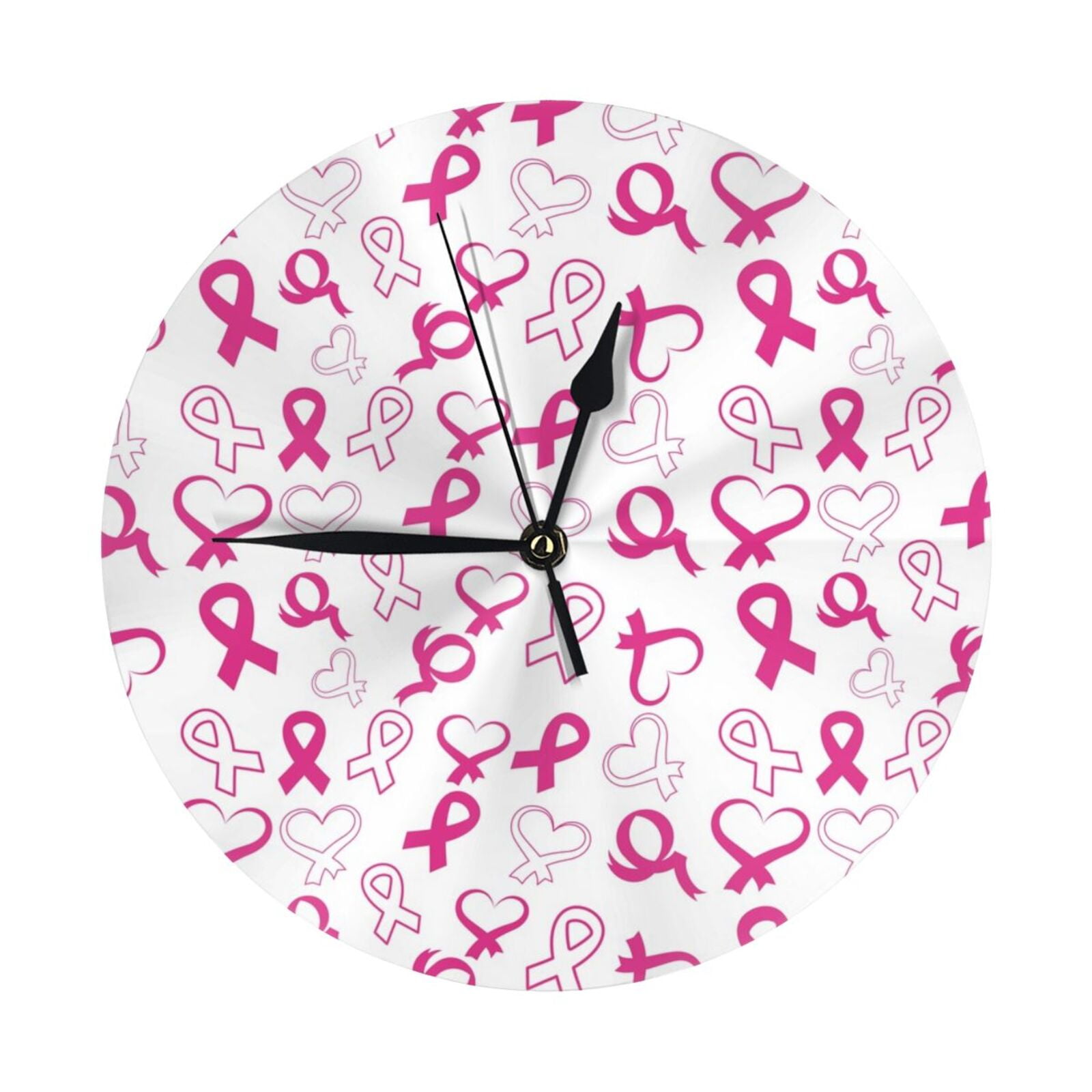 Wall Clock, Breast Cancer Awareness4 Wall Clocks Battery Operated ...