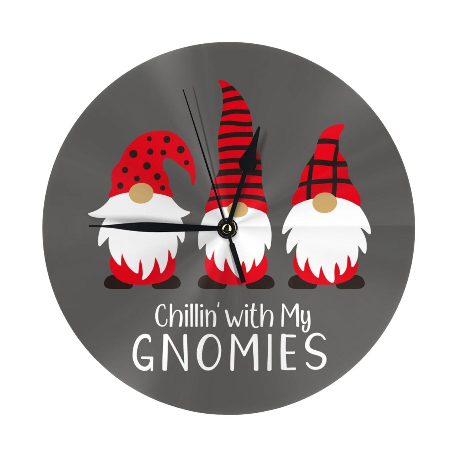 Wall Clock, Chillin with My Gonme Wall Clocks Battery Operated Silent ...