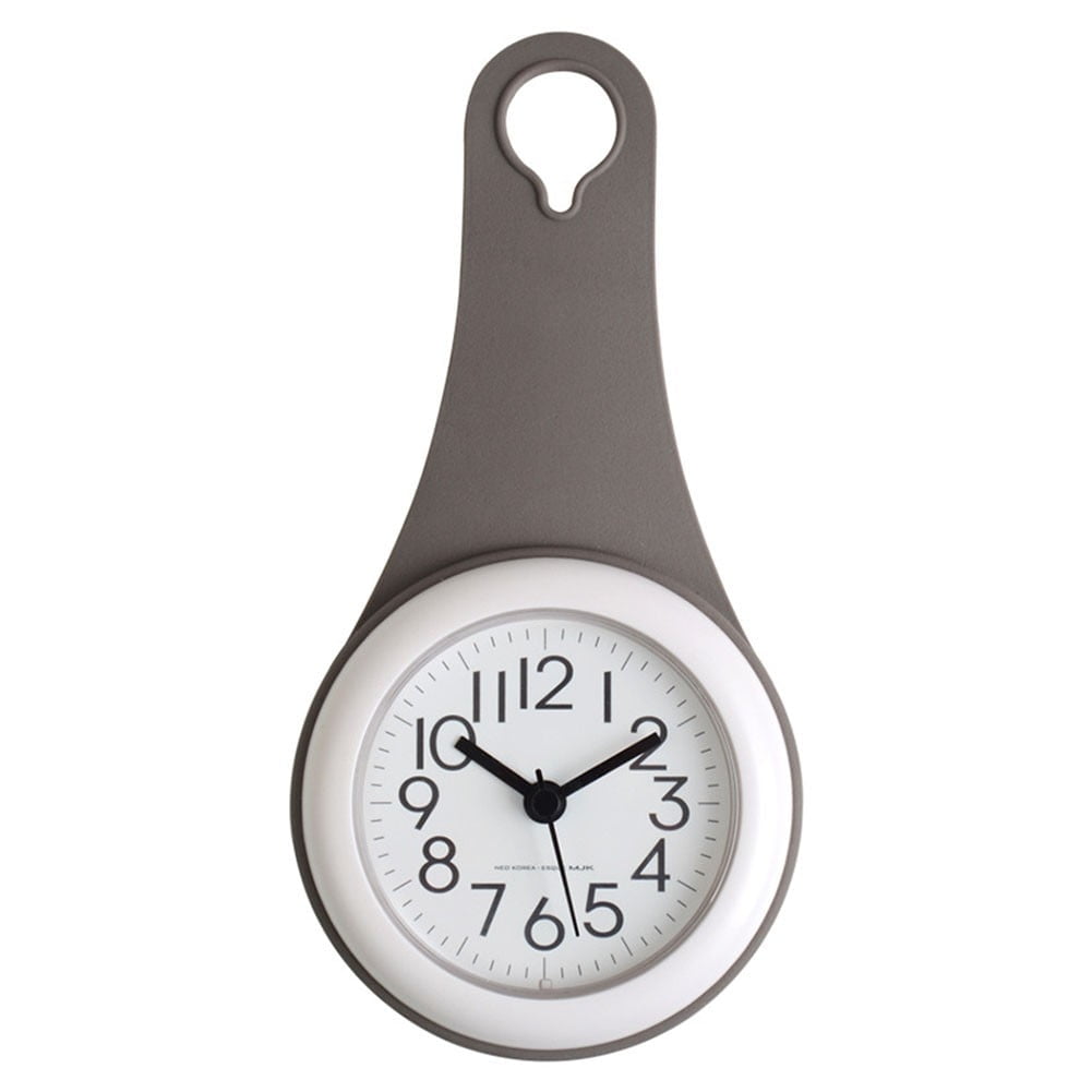 Wall Clock Clock Bathroom Waterproof Small Digital Silent Shower Clock ...