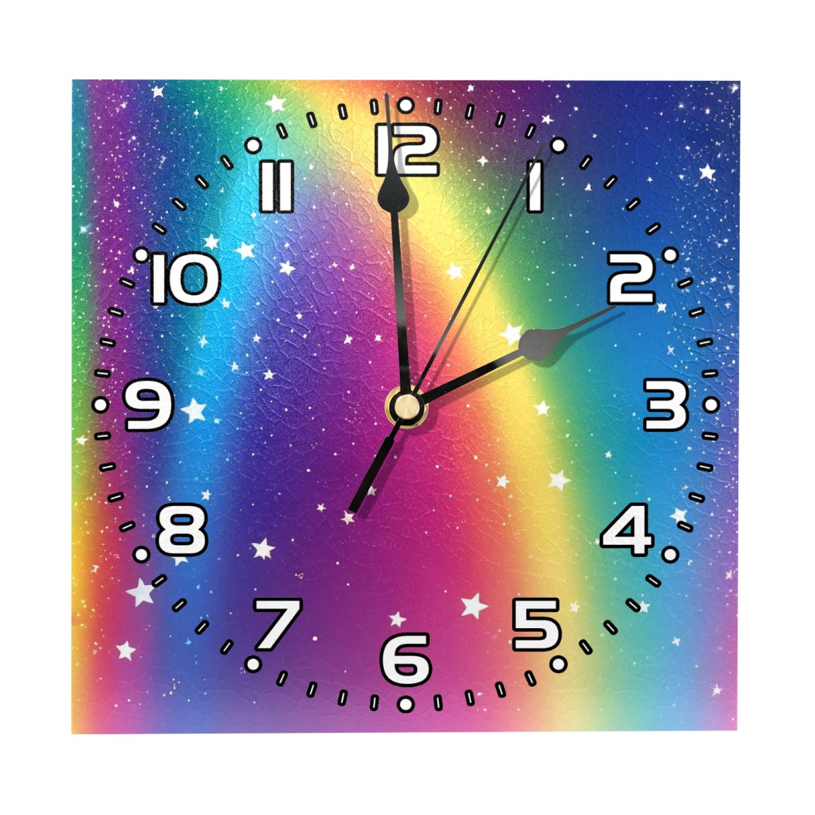 Wall Clock Clocks for Bedroom Battery Operated Square Silent Clock 7.87 ...