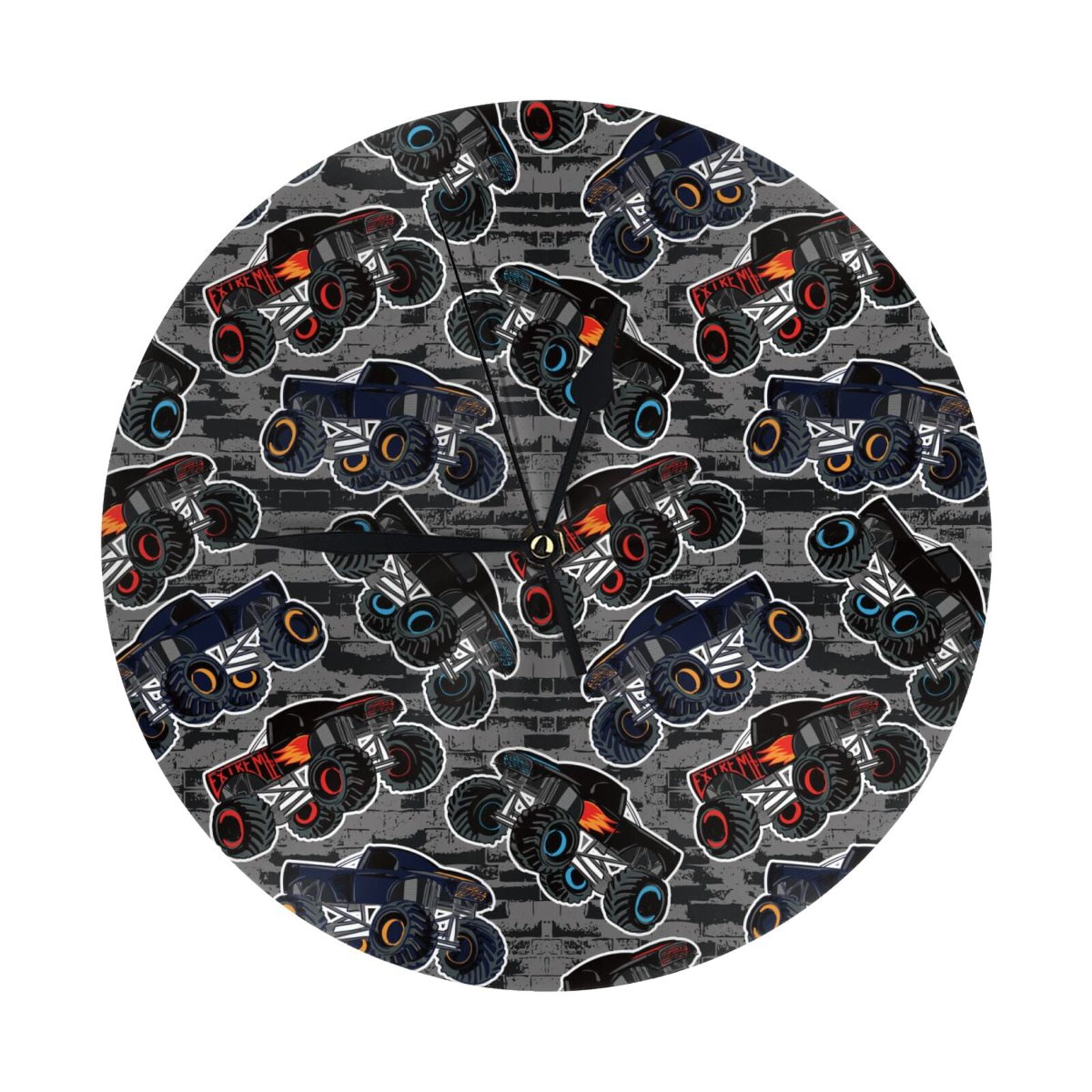 Wall Clock Cool off-road vehicle A Wall Clocks Battery Operated, Modern ...