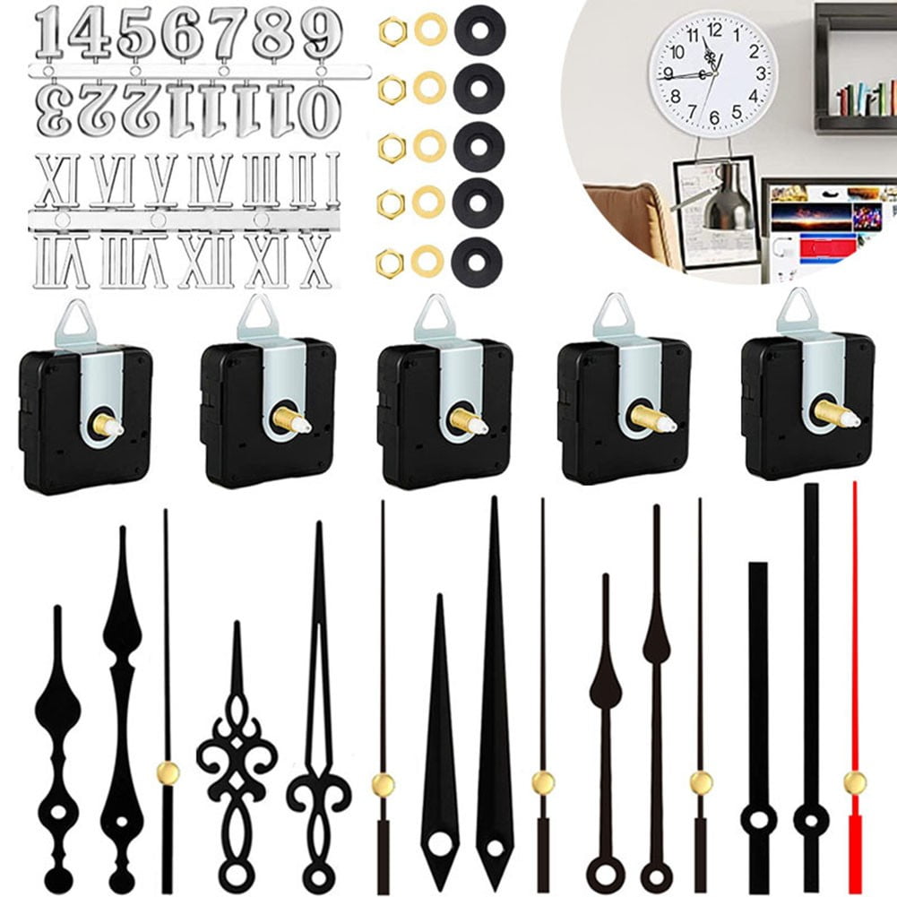 Wall Clock Crafting Kit Includes Silent Movements Pointers And Number ...