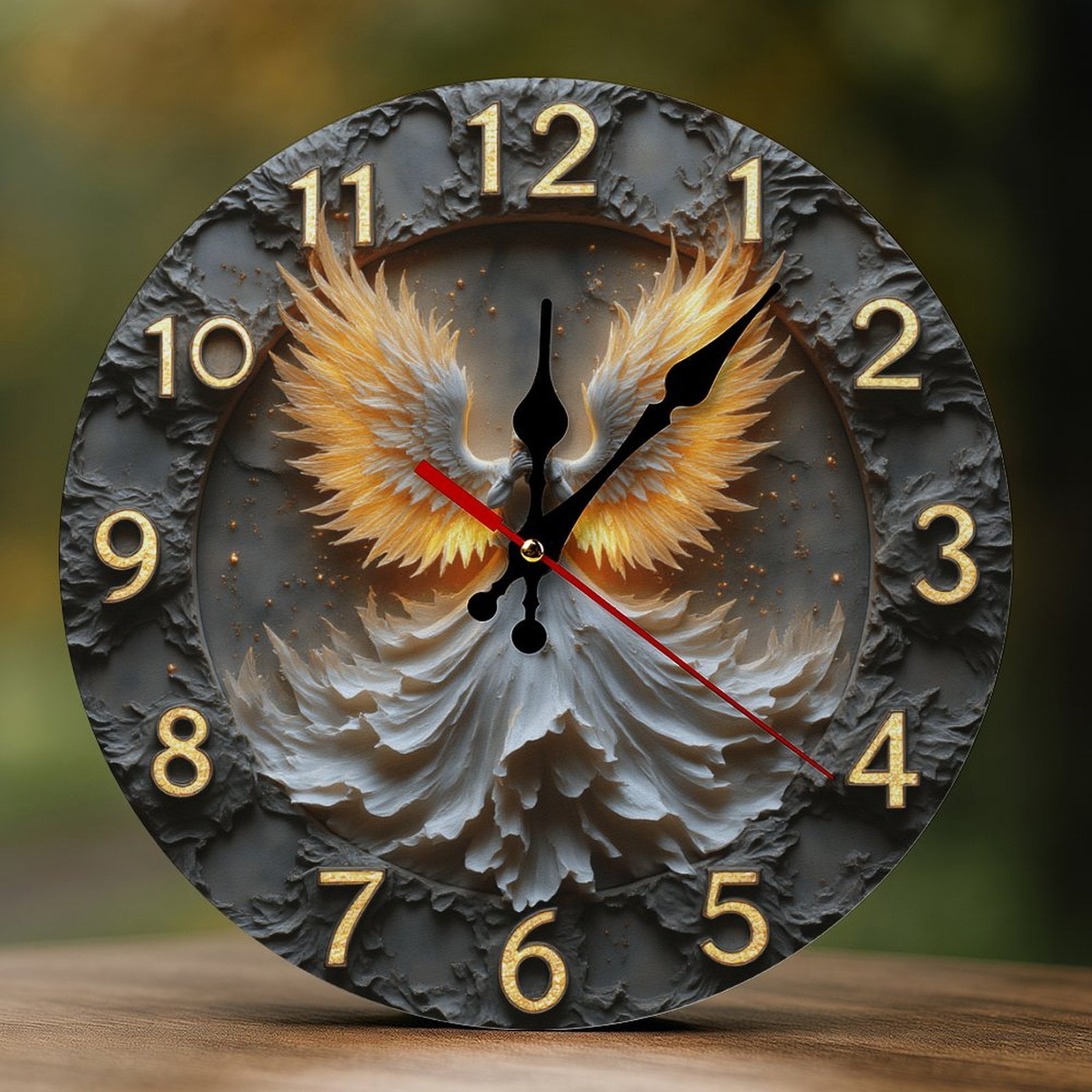 Vintage Clock With Wings Clock With Wings Etsy