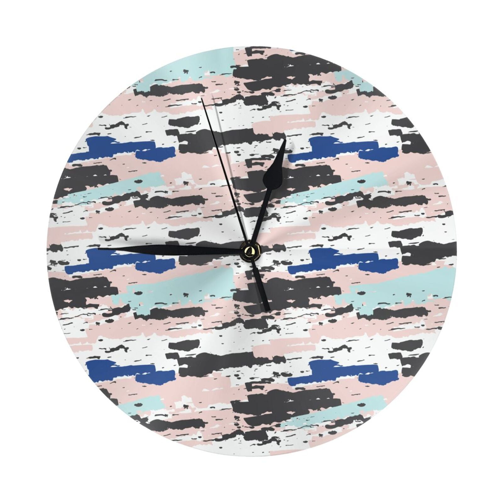 Wall Clock, Digital Camo Wall Clocks Battery Operated Silent Kitchen ...