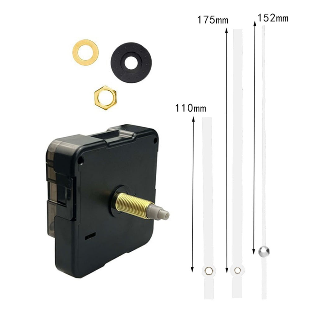 Wall Clock DIY Mechanism Accurate Silent Timekeeping with Flexible Hand ...