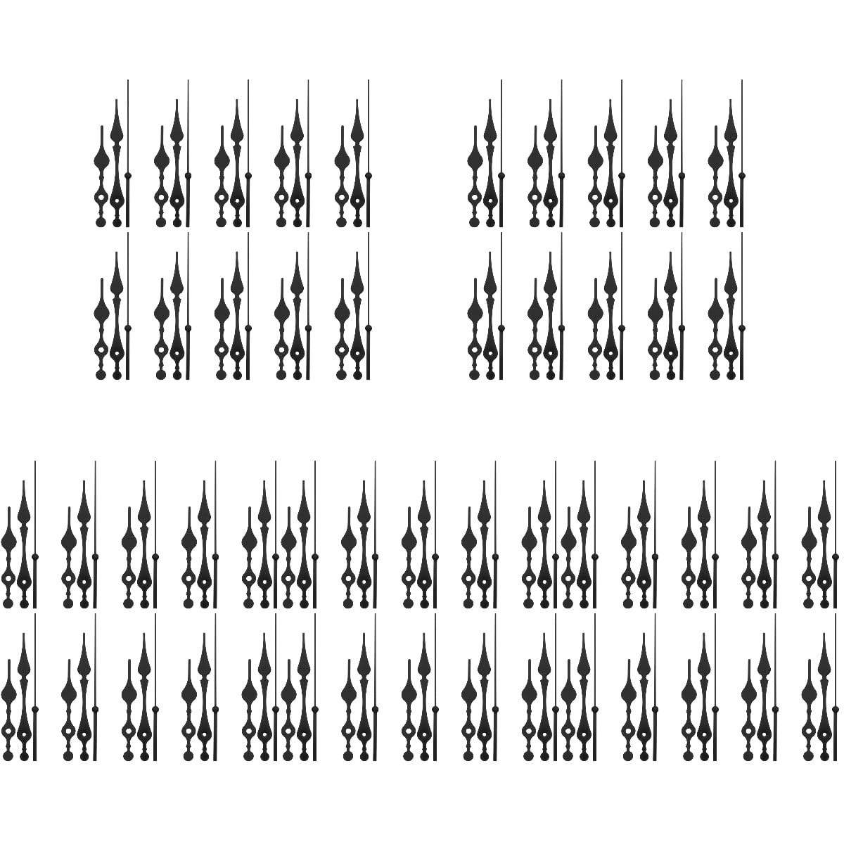 Wall Clock Hand Set Repair Tools Parts Clocks Hands Replacement DIY ...