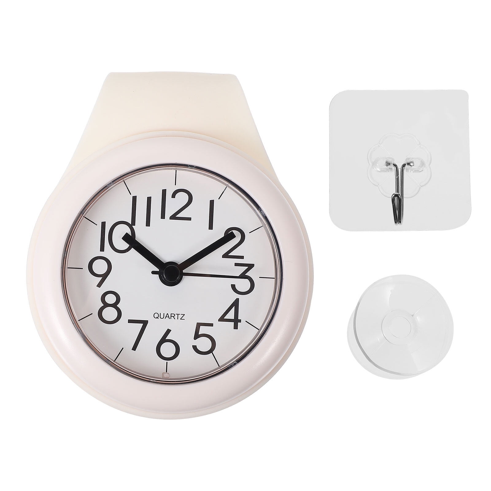 Wall Clock Kitchen Clock Bathroom Waterproof Small Digital Wall Clock