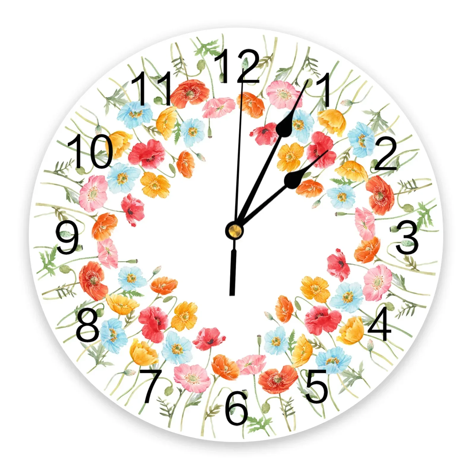 Wall Clock Large Modern Kitchen Dinning Round Wall Clocks Bedroom ...