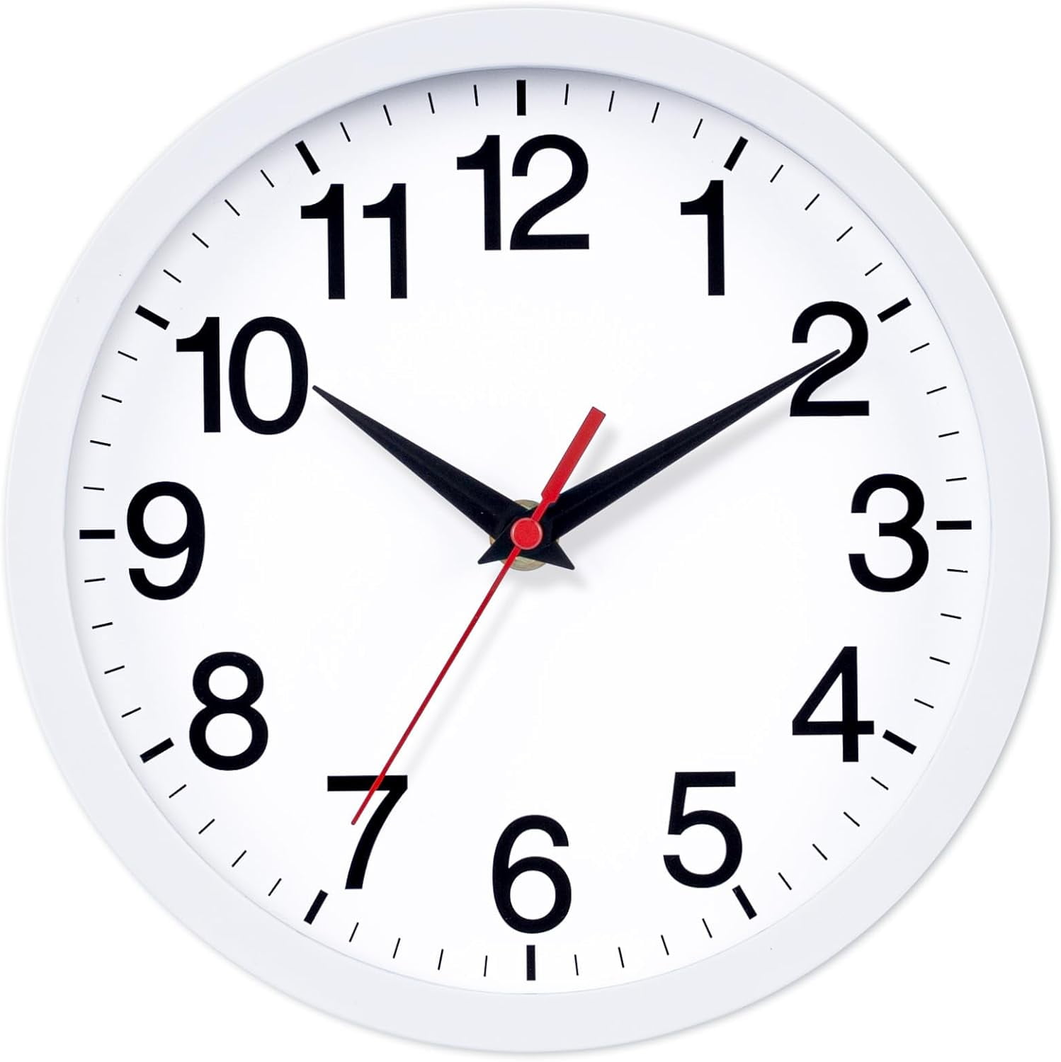 Wall Clock, Modern 8 Inch Battery Operated Wall Clocks, Silent Non ...