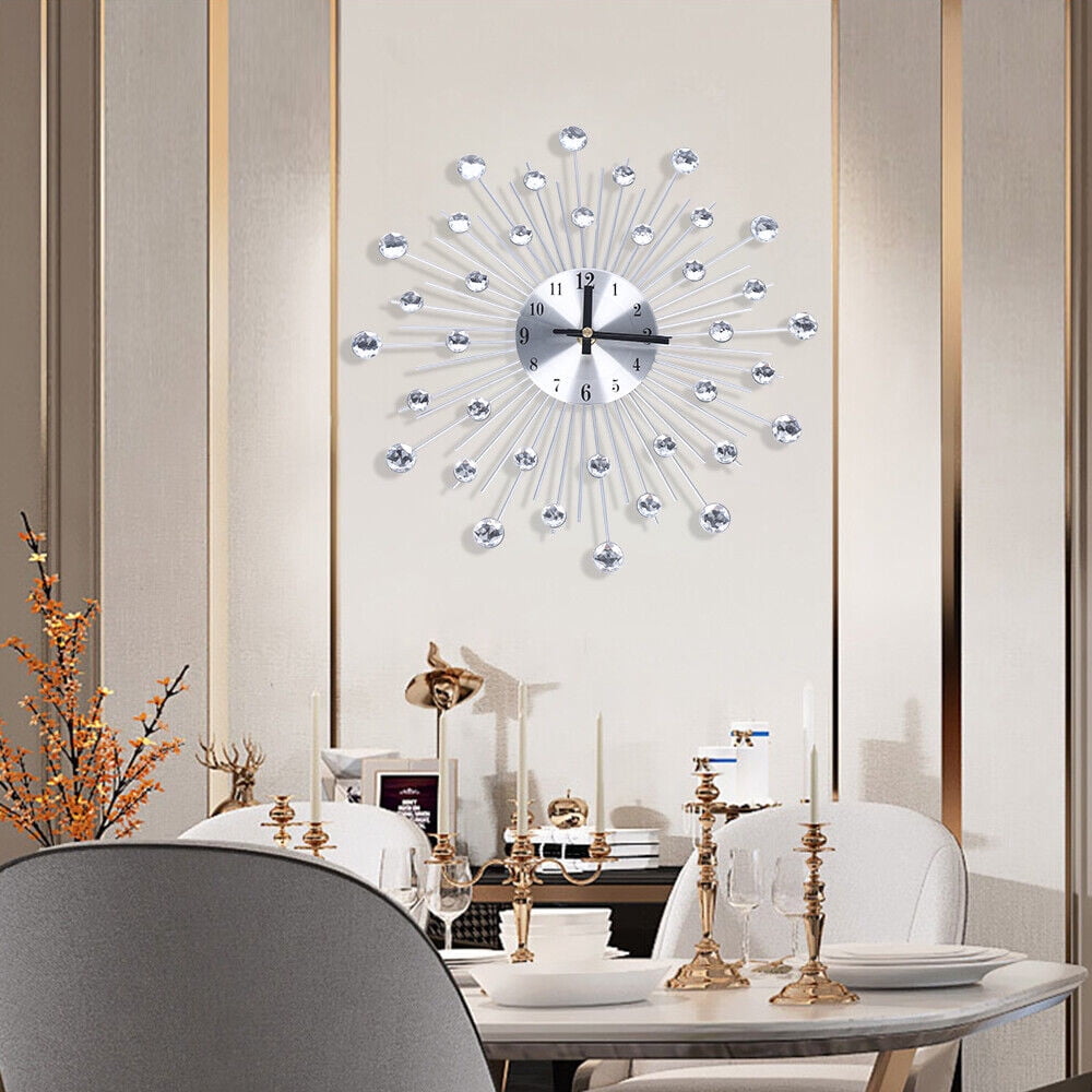 Wall Clock, Modern Wall Clock Battery Operated, Large Wall Clocks for ...