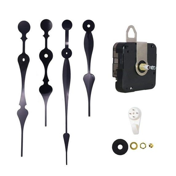 Wall Clock Movement DIY Clock Repair Replacement Parts Long Shaft Clock ...