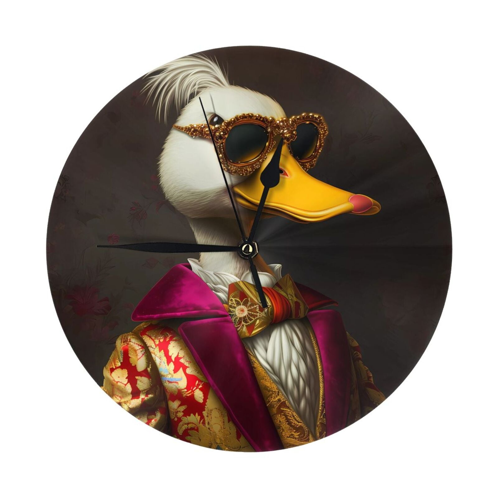Wall Clock, Noble Style Duck Wall Clocks Battery Operated Silent ...