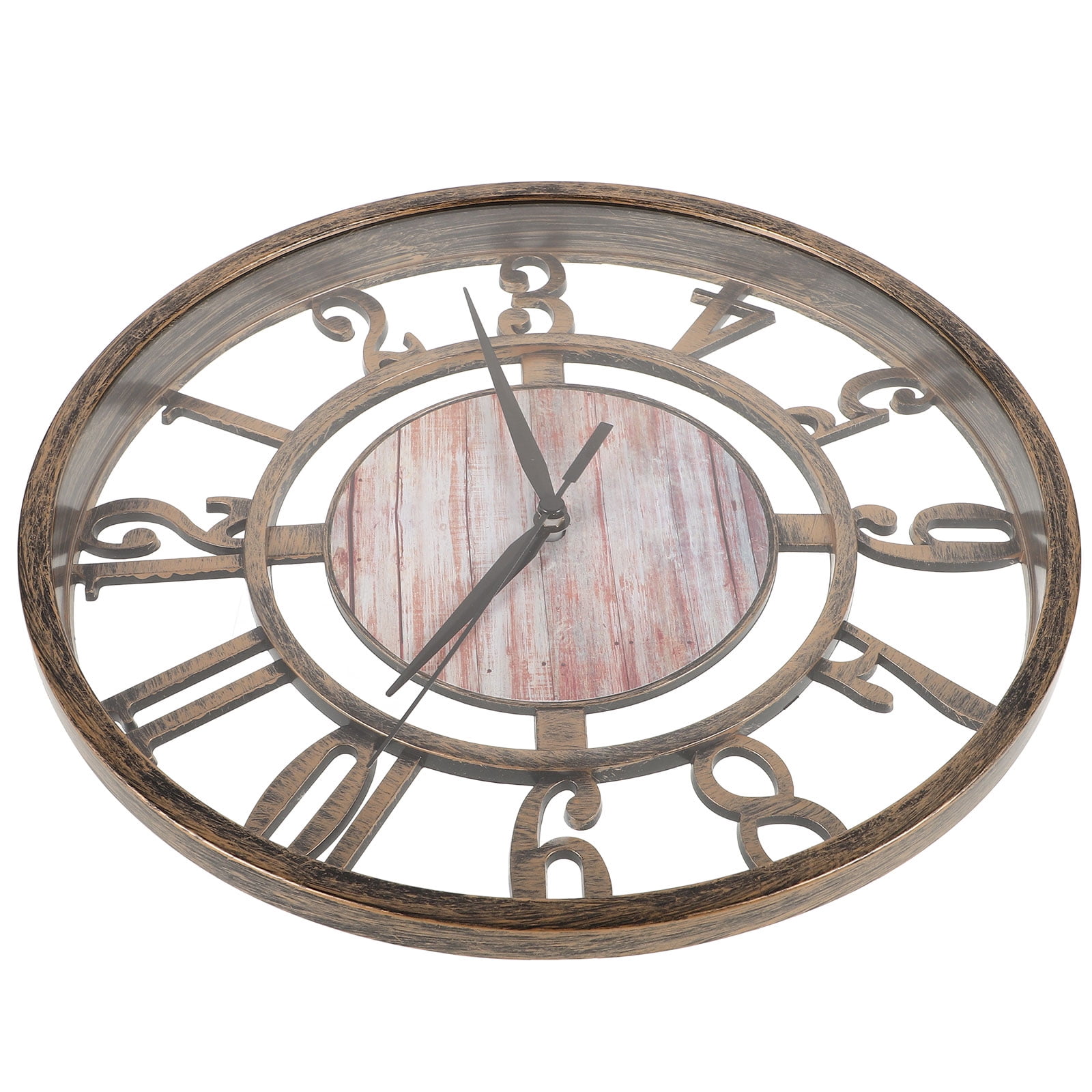 Wall Clock Numerals Clock Living Room Hanging Clock Bedroom Hollow Wall ...