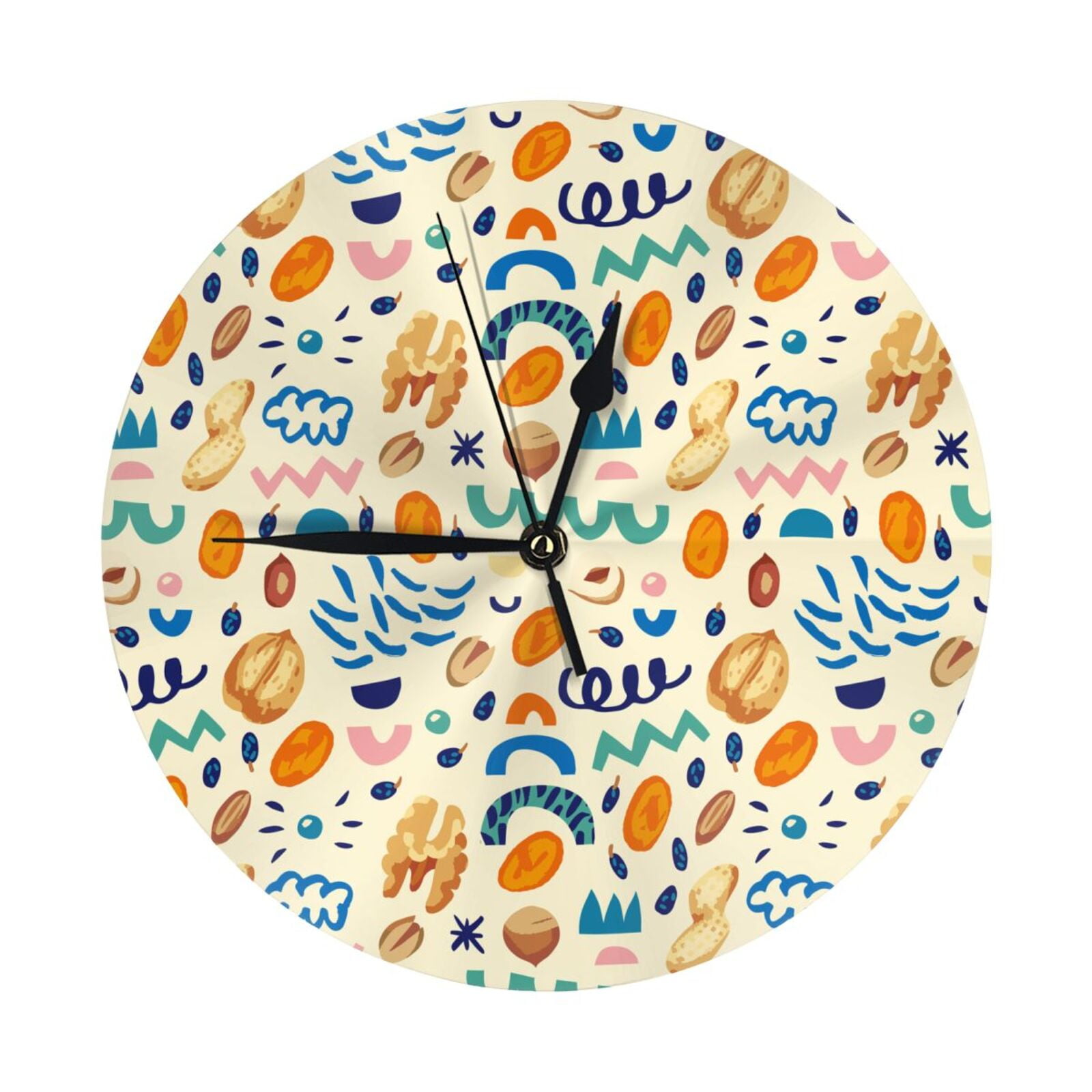 Wall Clock, Peanuts 8 Wall Clocks Battery Operated Silent Kitchen ...