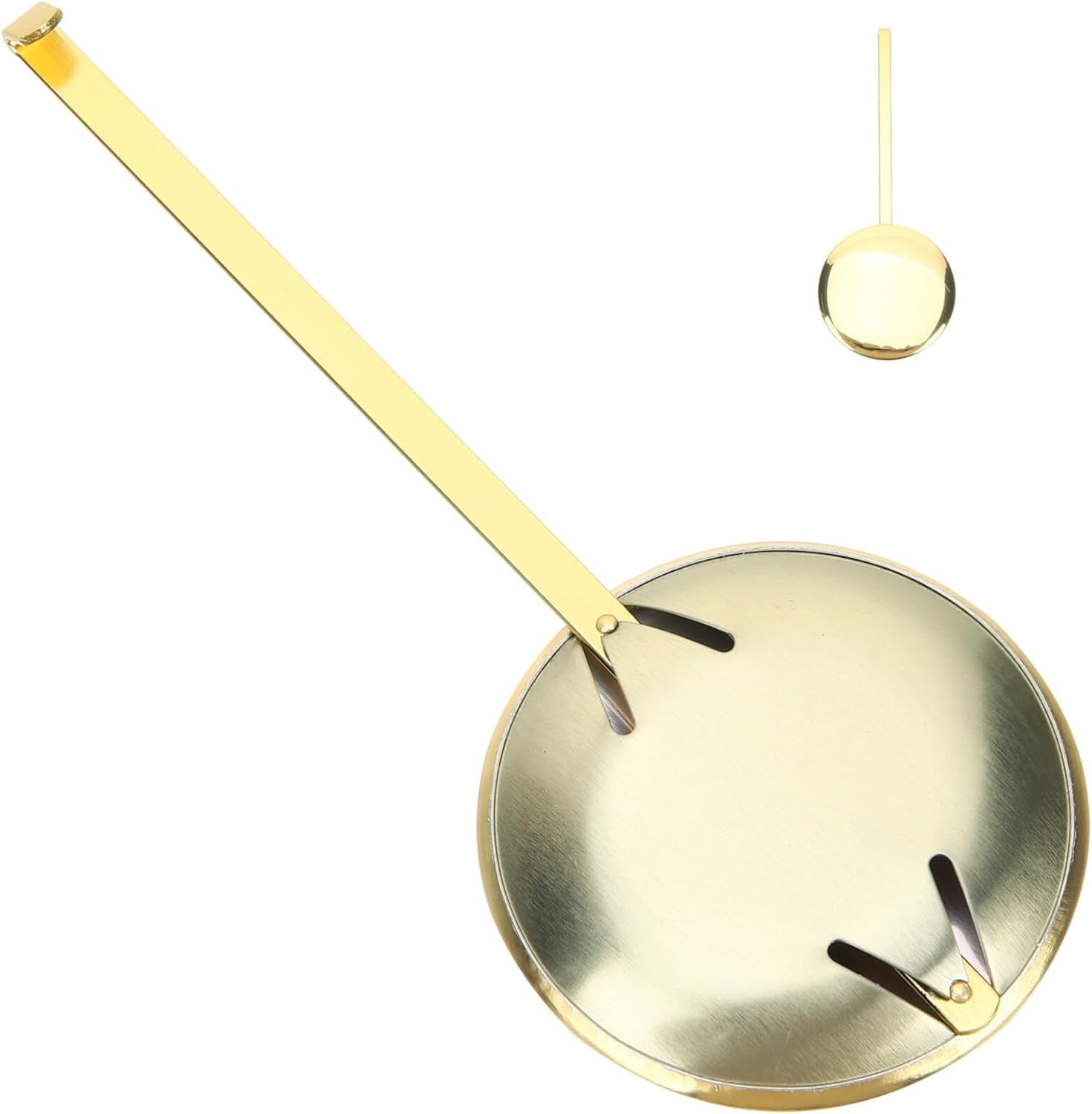 Wall Clock Pendulum Replacement Quartz Metal Pendulum Part Gold Wall ...