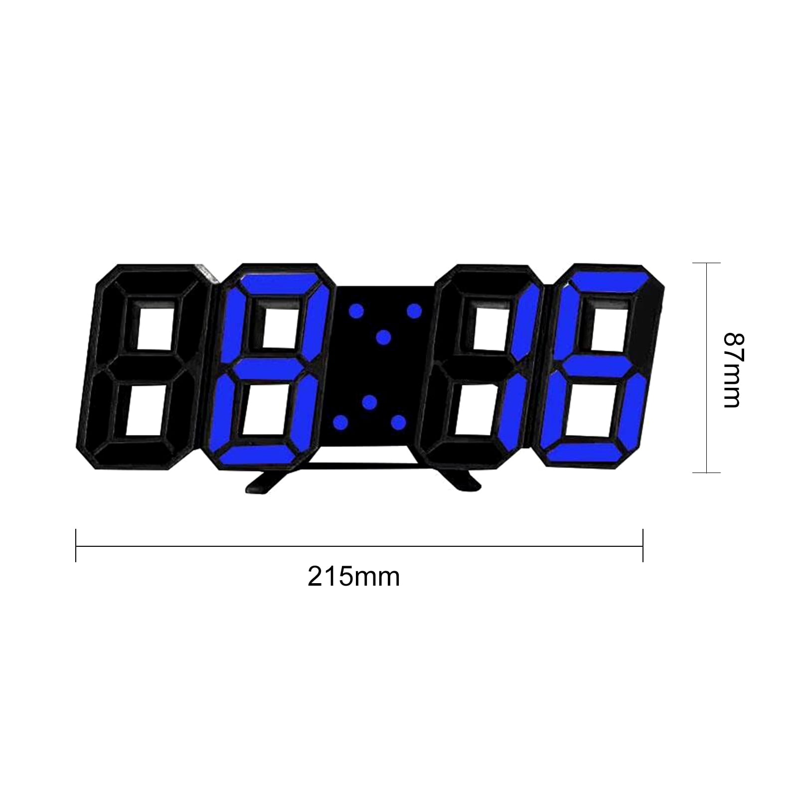 Wall Clock,Room Office Date Display Clock Date Wall Clock 3d Led Wall ...