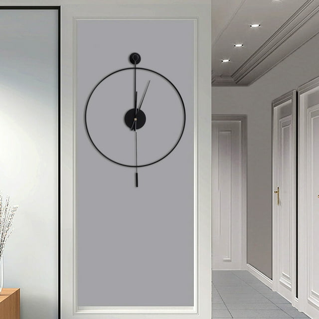 Wall Clock Silent Quartz Movement Accurate Timekeeping For Hallway ...