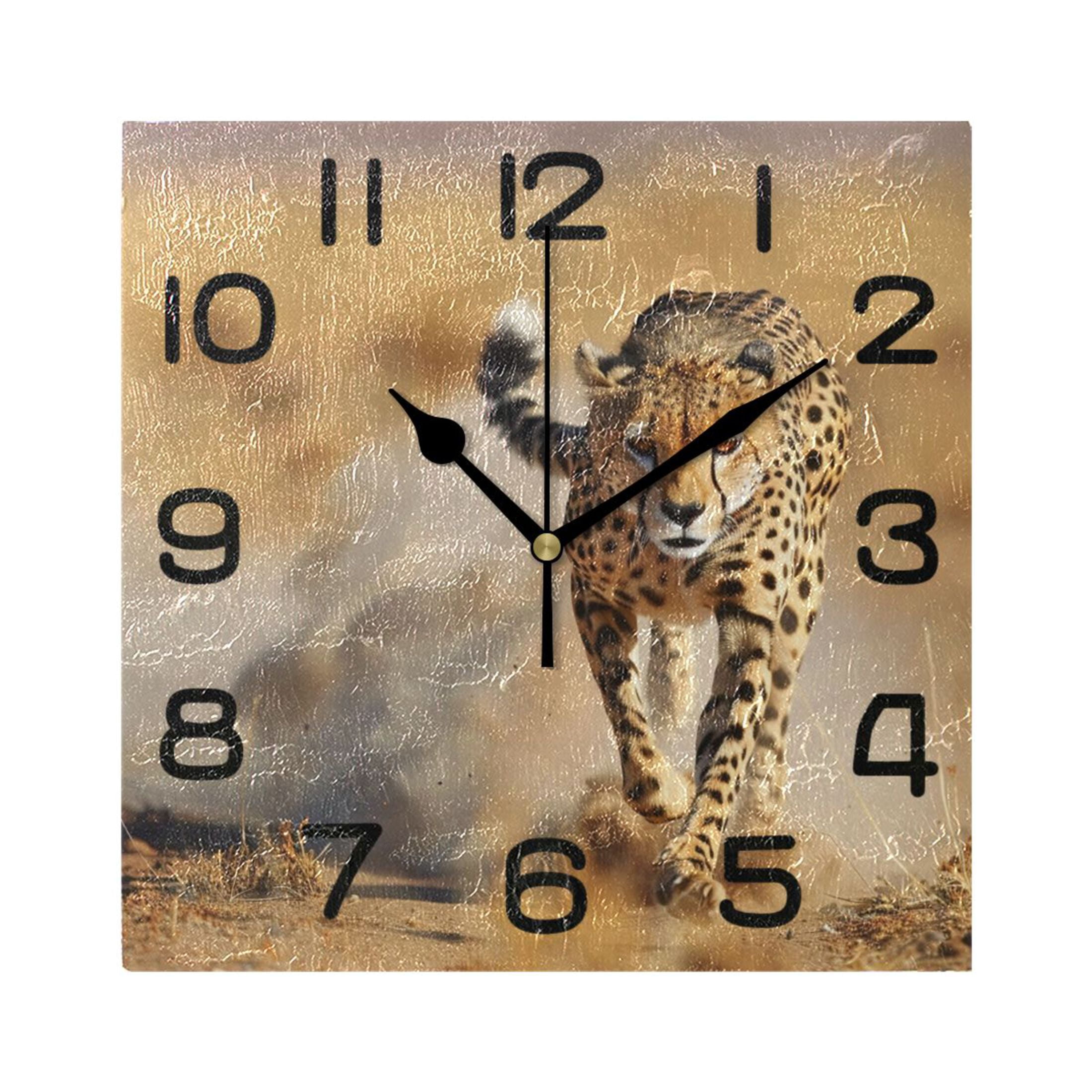 Cheetah Clock
