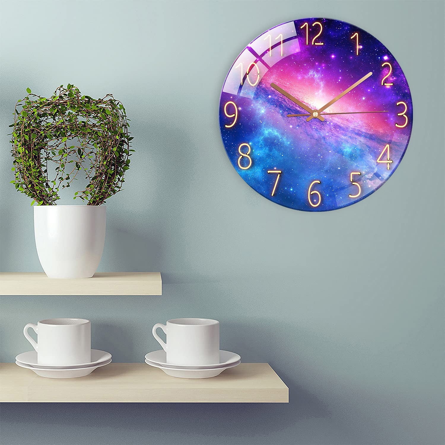 Wall Clock Wall Decor Cute Alarm Clocks Silent Wall Clock Clock Modern ...