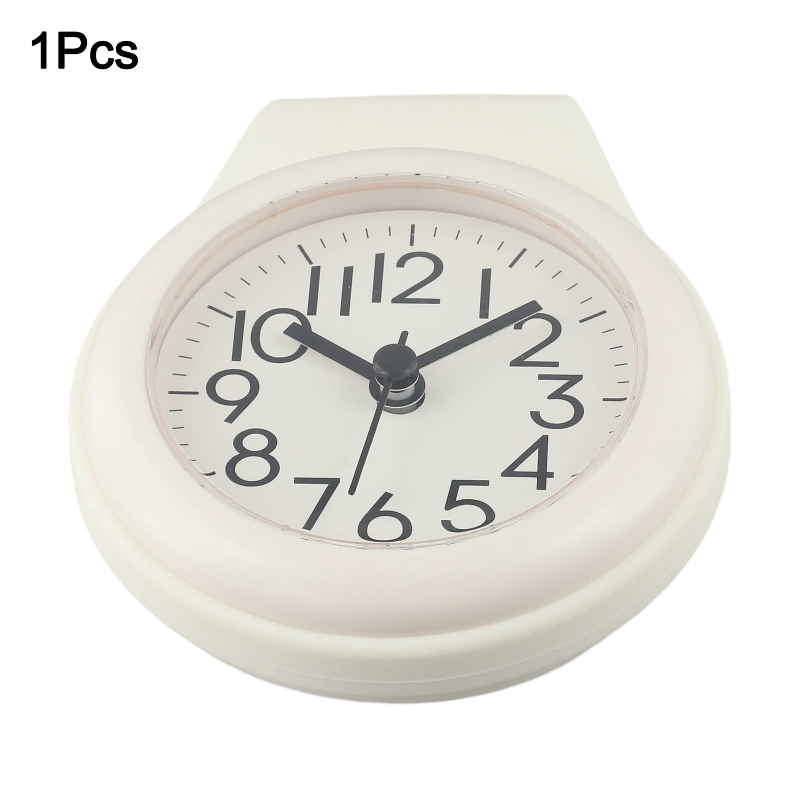 Wall Clock Waterproof Bathroom Silent Bathroom Battery Powered Features ...