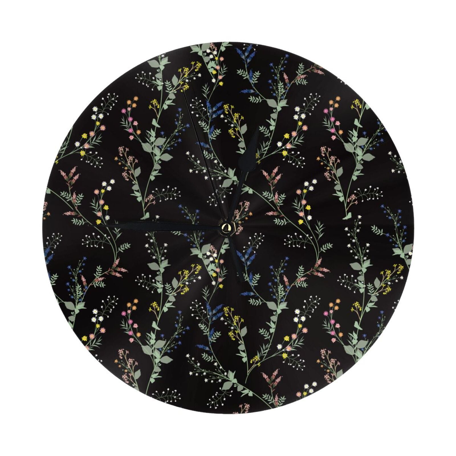 Wall Clock, tree vine Wall Clocks Battery Operated Silent Kitchen ...