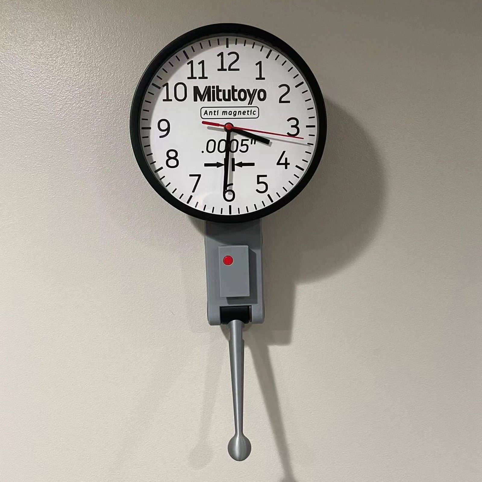 Wall Clocks Battery Operated, 8 Inch Dial Indicator Wall Clock Great ...