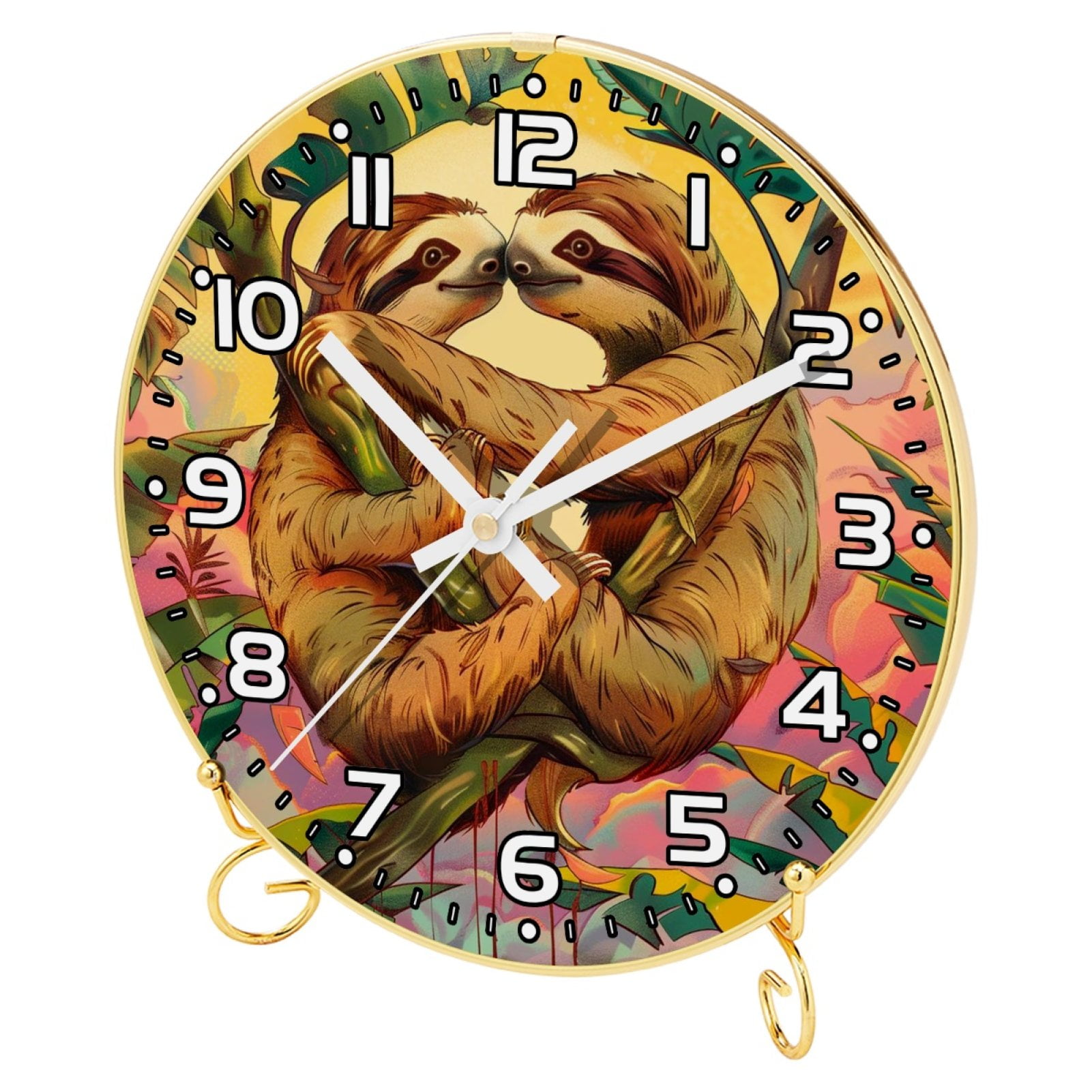 Wall Clocks Battery Operated Modern Clocks Round Silent Clock 9.4 in ...