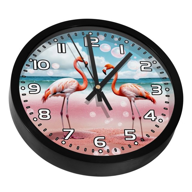 Wall Clocks Battery Operated Modern Clocks Round Silent Clock 9.8 in ...