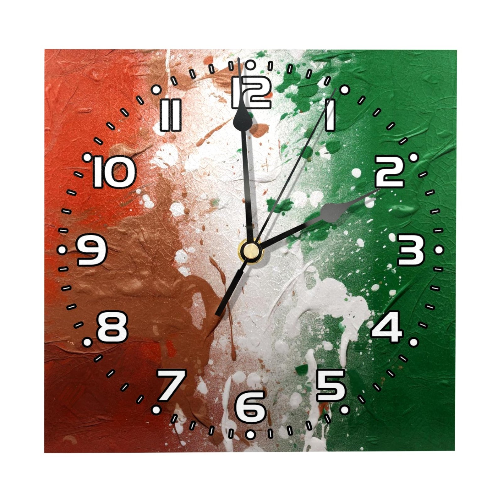 Wall Clocks Battery Operated Modern Clocks Square Silent Clock 7.87 in ...