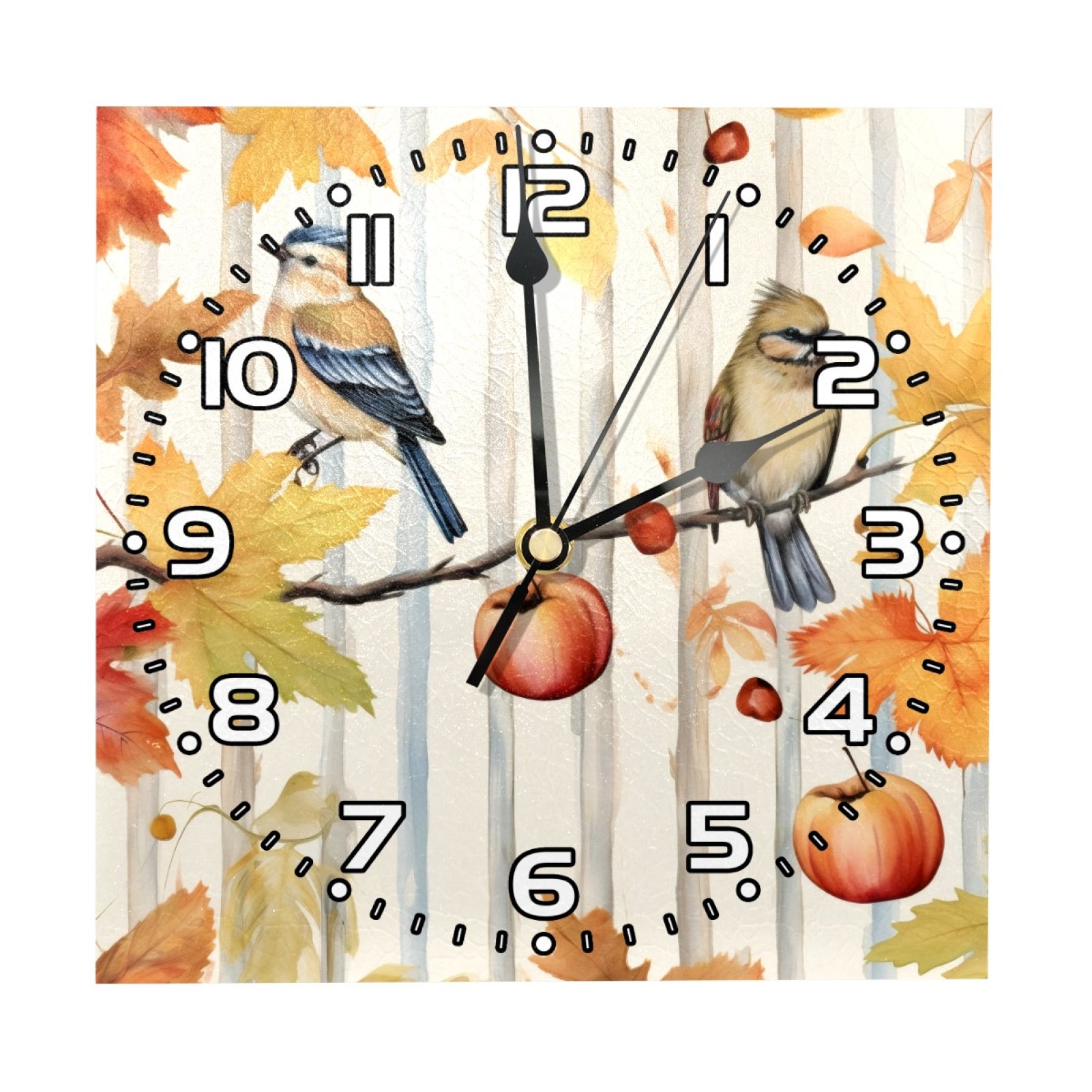 Wall Clocks Battery Operated Modern Clocks Square Silent Clock 7.87 in ...