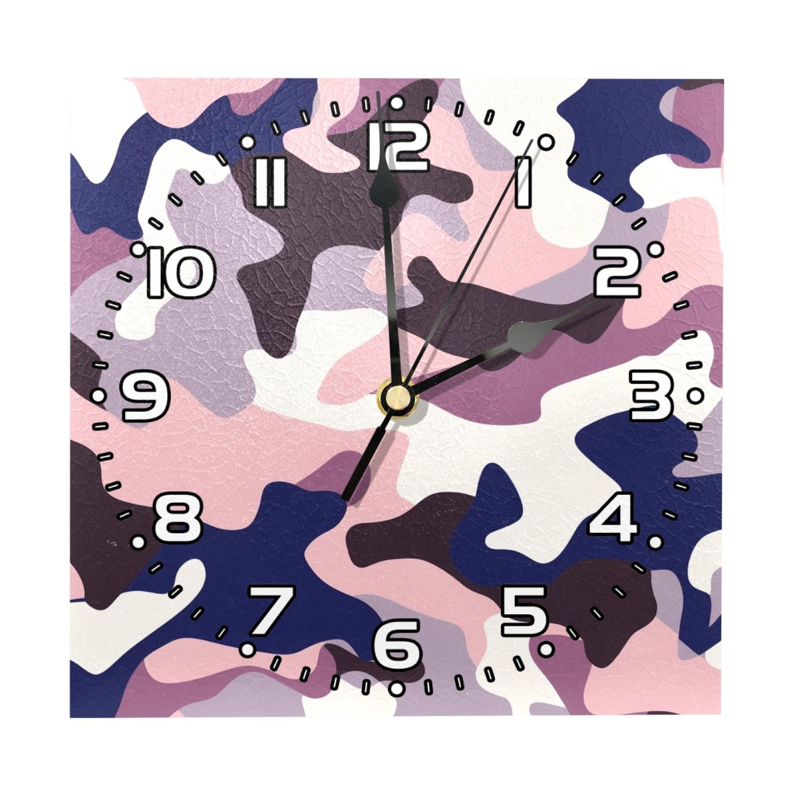 Wall Clocks Battery Operated Modern Clocks Square Silent Clock 7.87 in ...