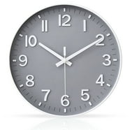 Kate and Laurel Pronte Modern Round Wood and Metal Wall Clock, 22 Inch ...