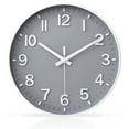 Wall Clocks Battery Operated for Living Room Kitchen 12" Silent Non ...