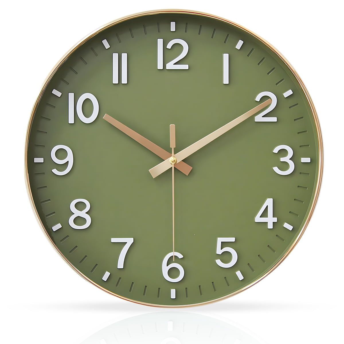 Wall Clocks Battery Operated for Living Room Kitchen 12" Silent Non ...