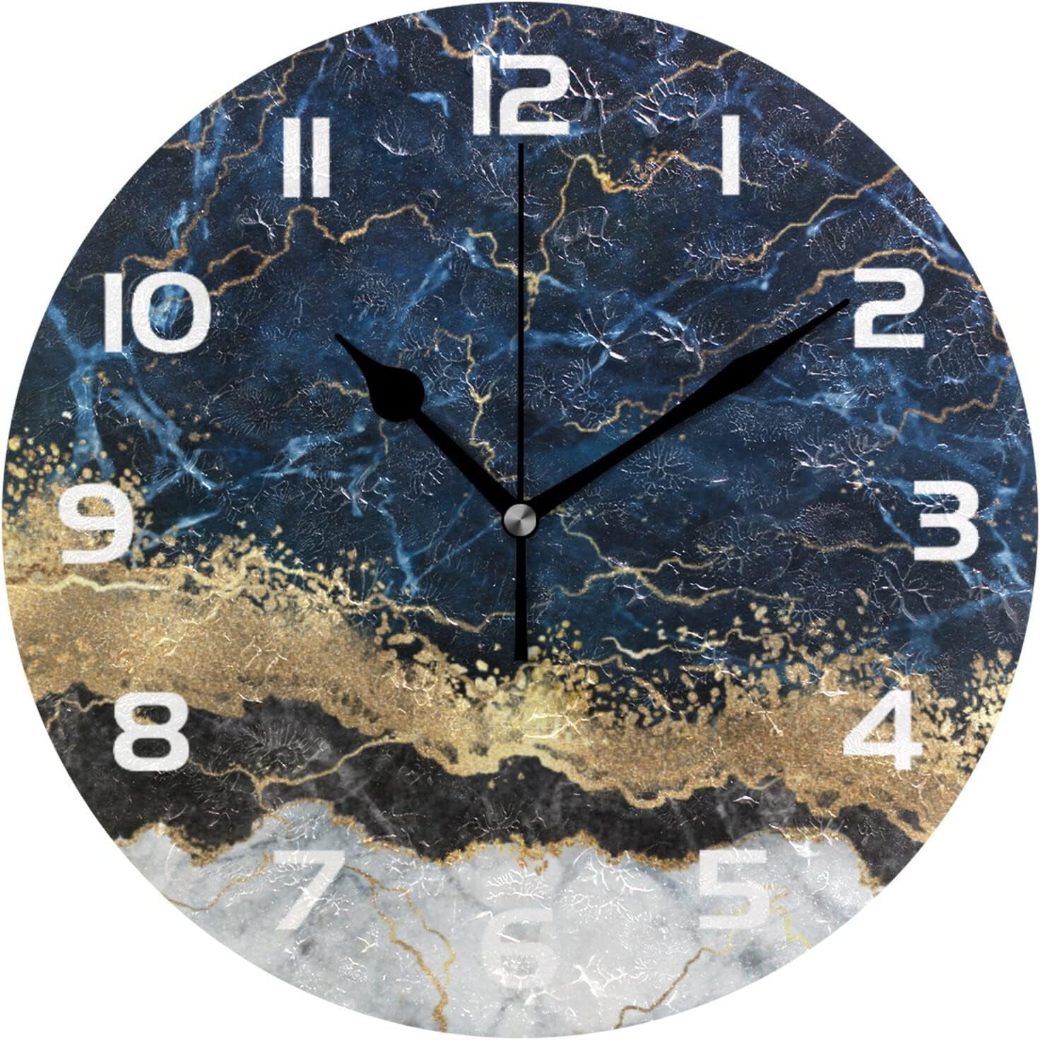 Wall Clocks Decorative Bedroom Silent Kitchen Living Room Desktop ...