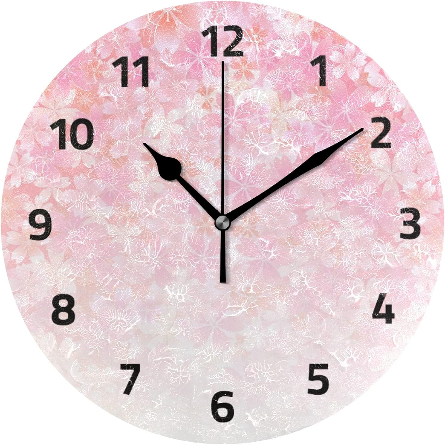 Wall Clocks Decorative Bedroom Silent Kitchen Living Room Desktop ...