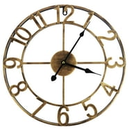 Sorbus Analog Wall Clock - Roman Numeral Style, Battery Operated ...