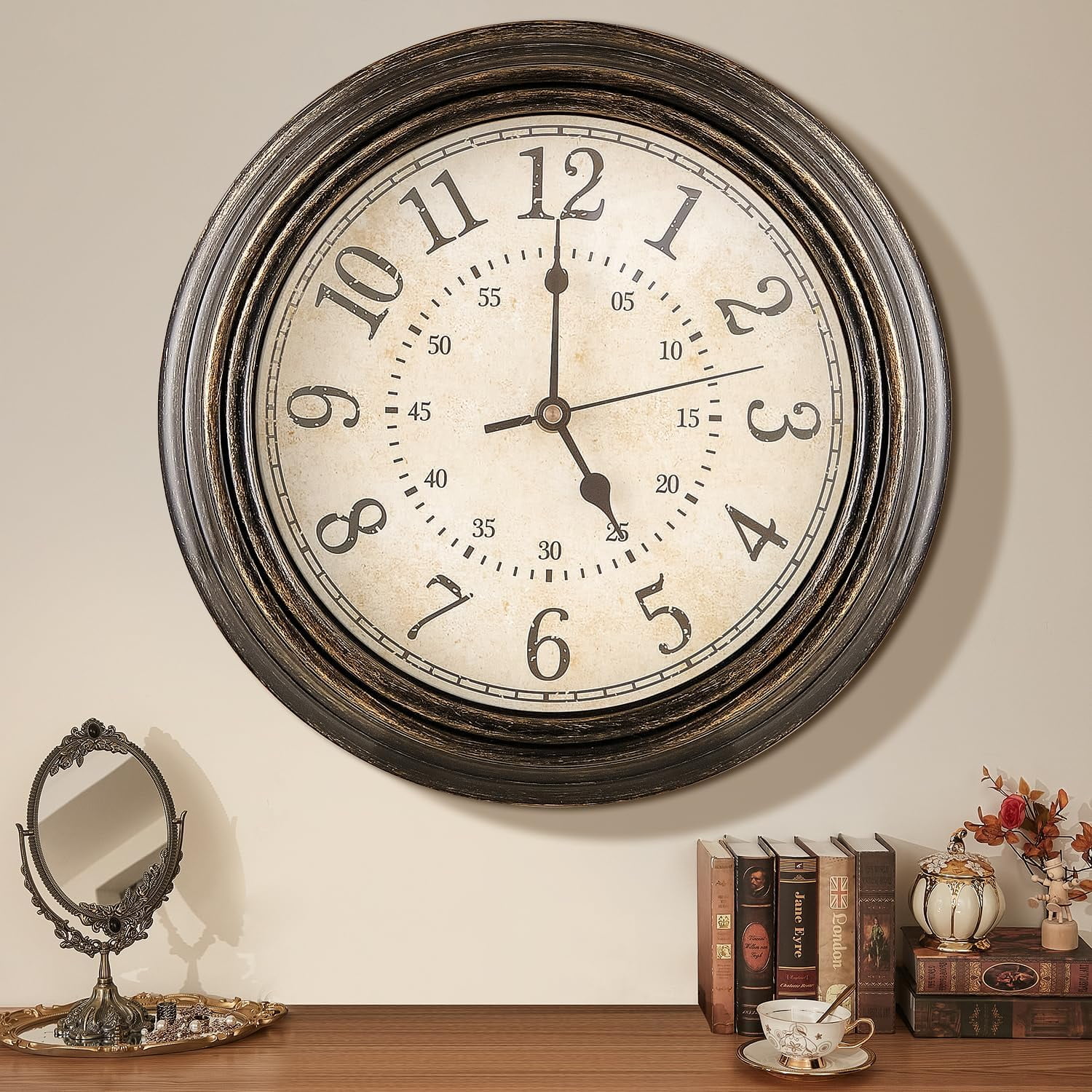 Wall Clocks for Living Room Decor & 12 Inch Large Clock Wall Decor ...