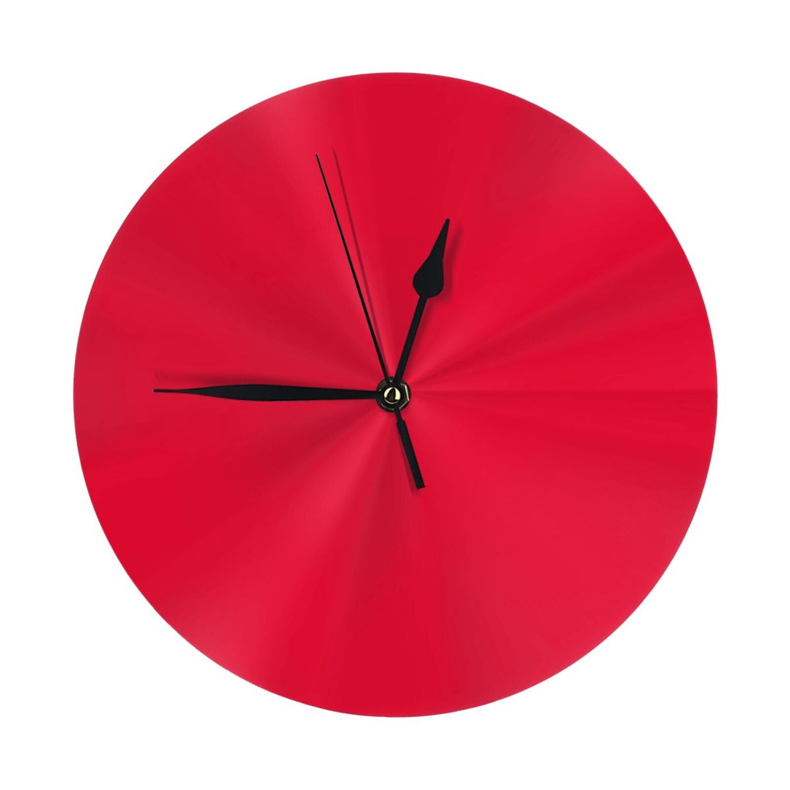 Wall Clocks Medium Candy Apple Red Decorative for Living Room Kitchen ...