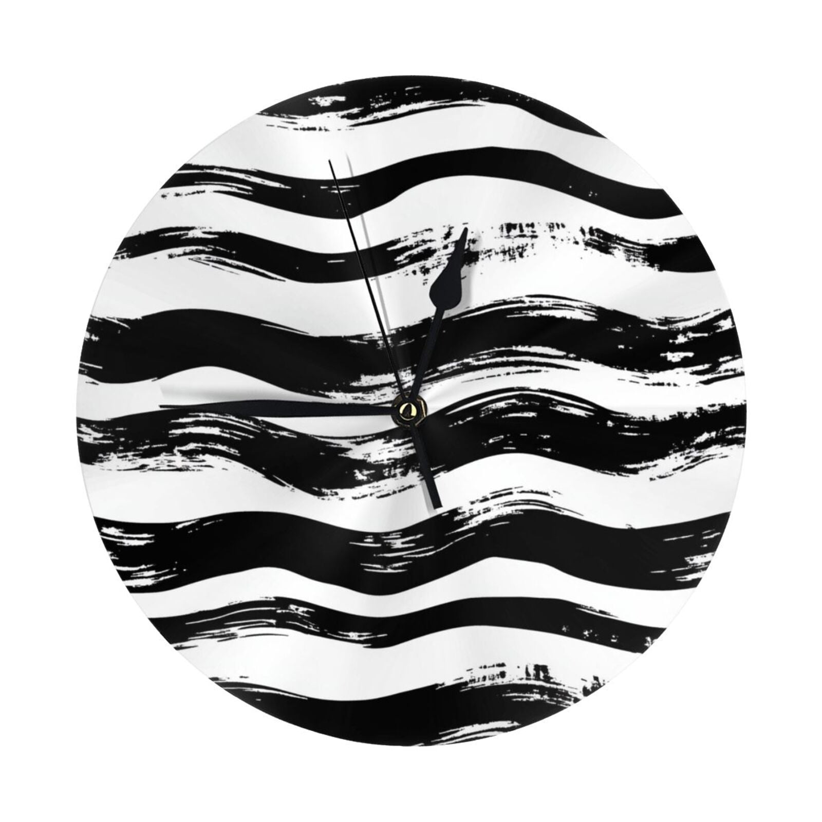 Wall Clocks bold wavy grunge lines (2) Decorative for Living Room ...