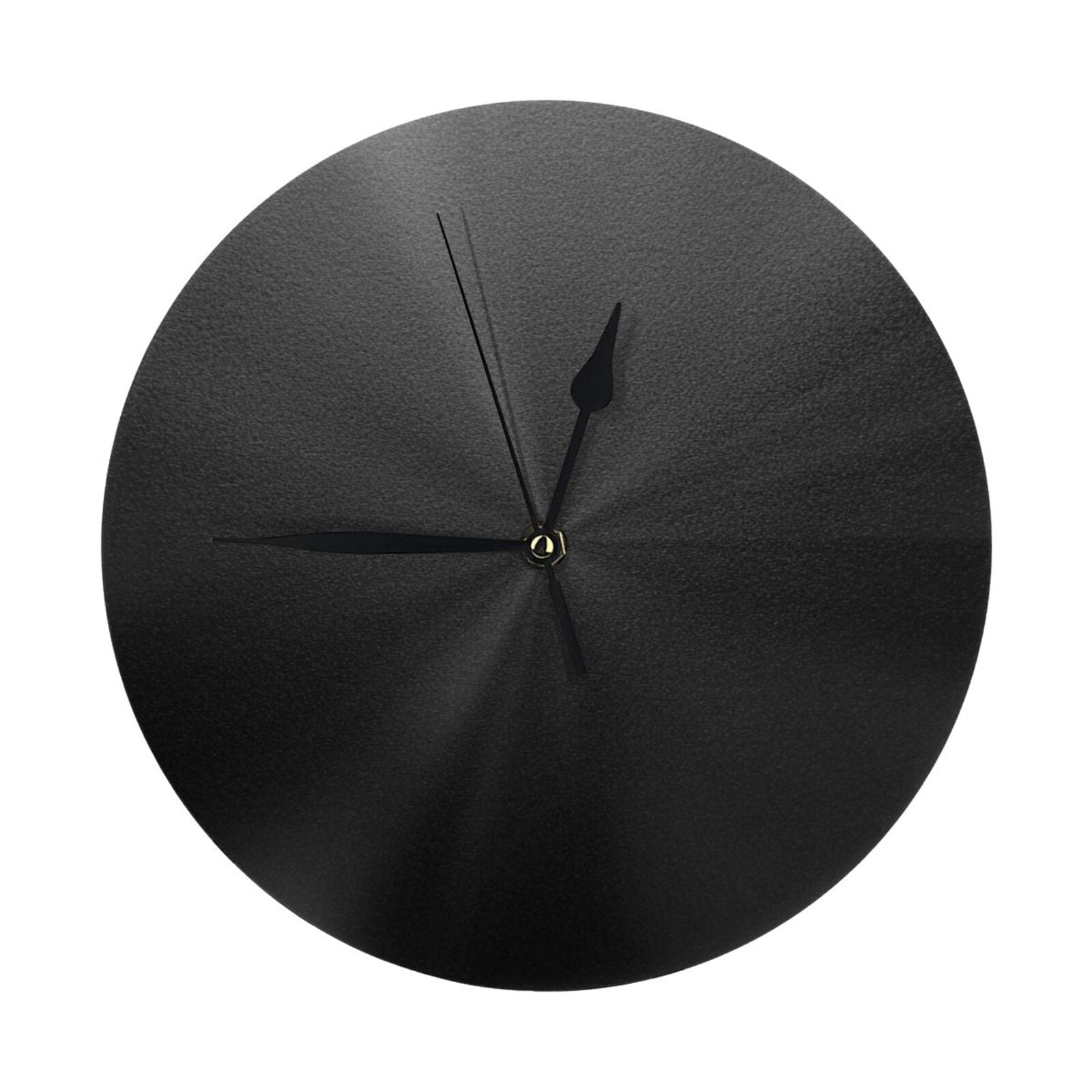 Wall Clocks luxury black paper texture Decorative for Living Room ...