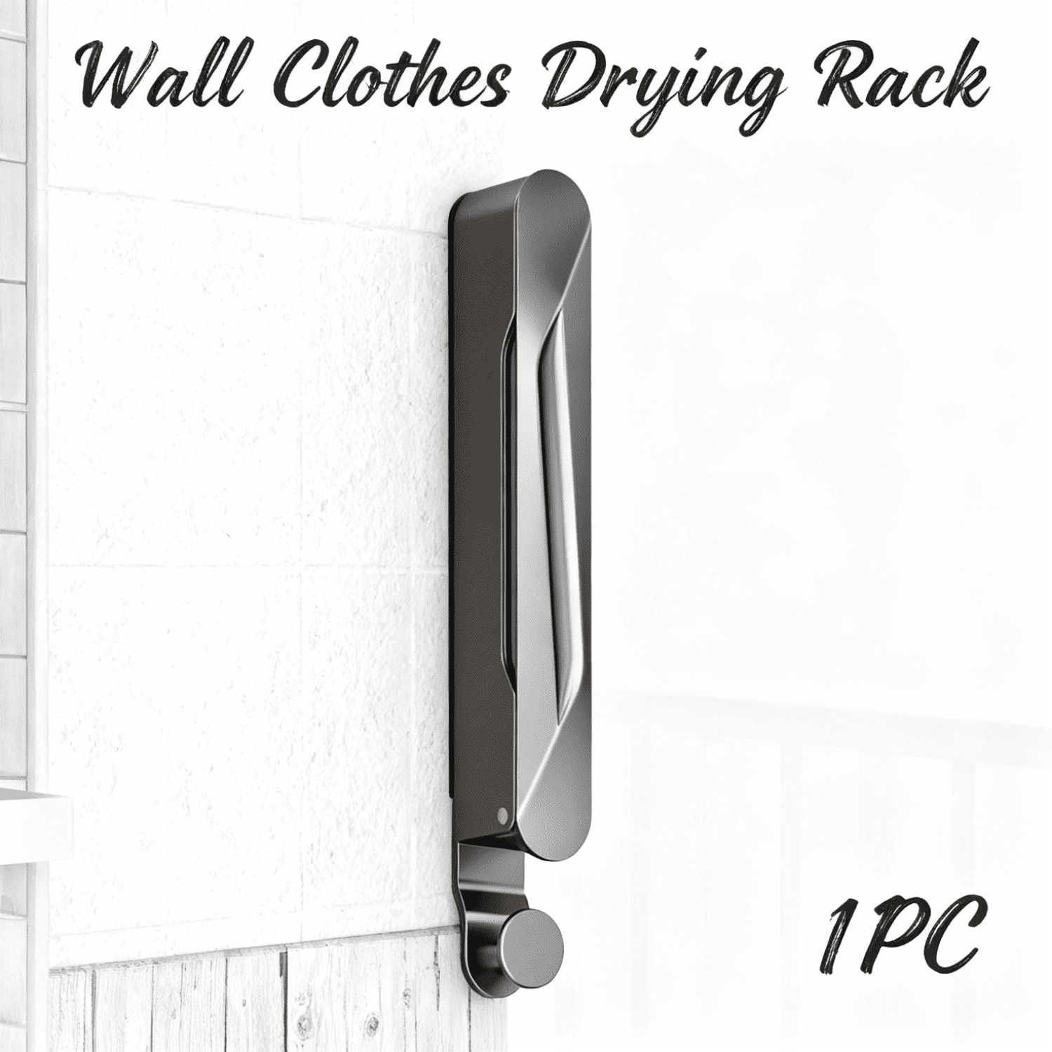 Wall Clothes Drying Rack,Retractable Foldable Iron Clothes Drying Rack ...
