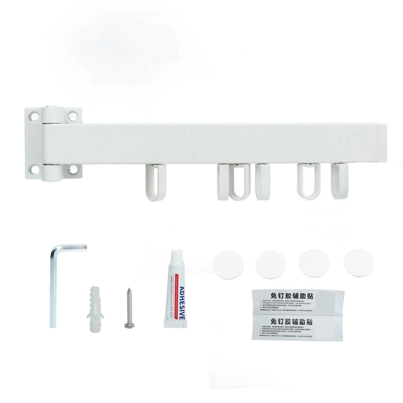 Wall Clothes Drying Rack, Retractable Folding Wall Hanger Folding ...