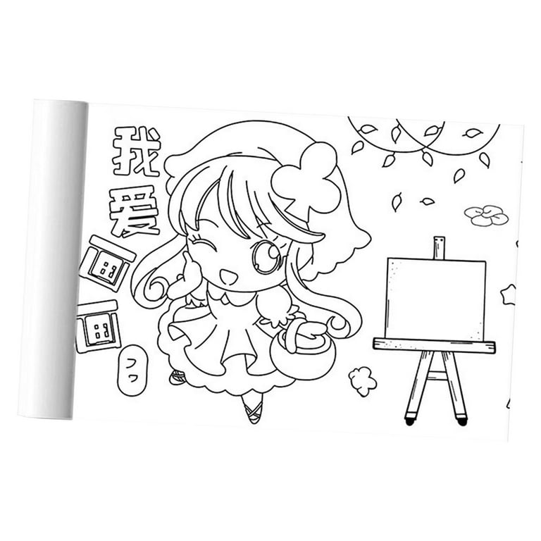 paper roll table coverings of coloring pages