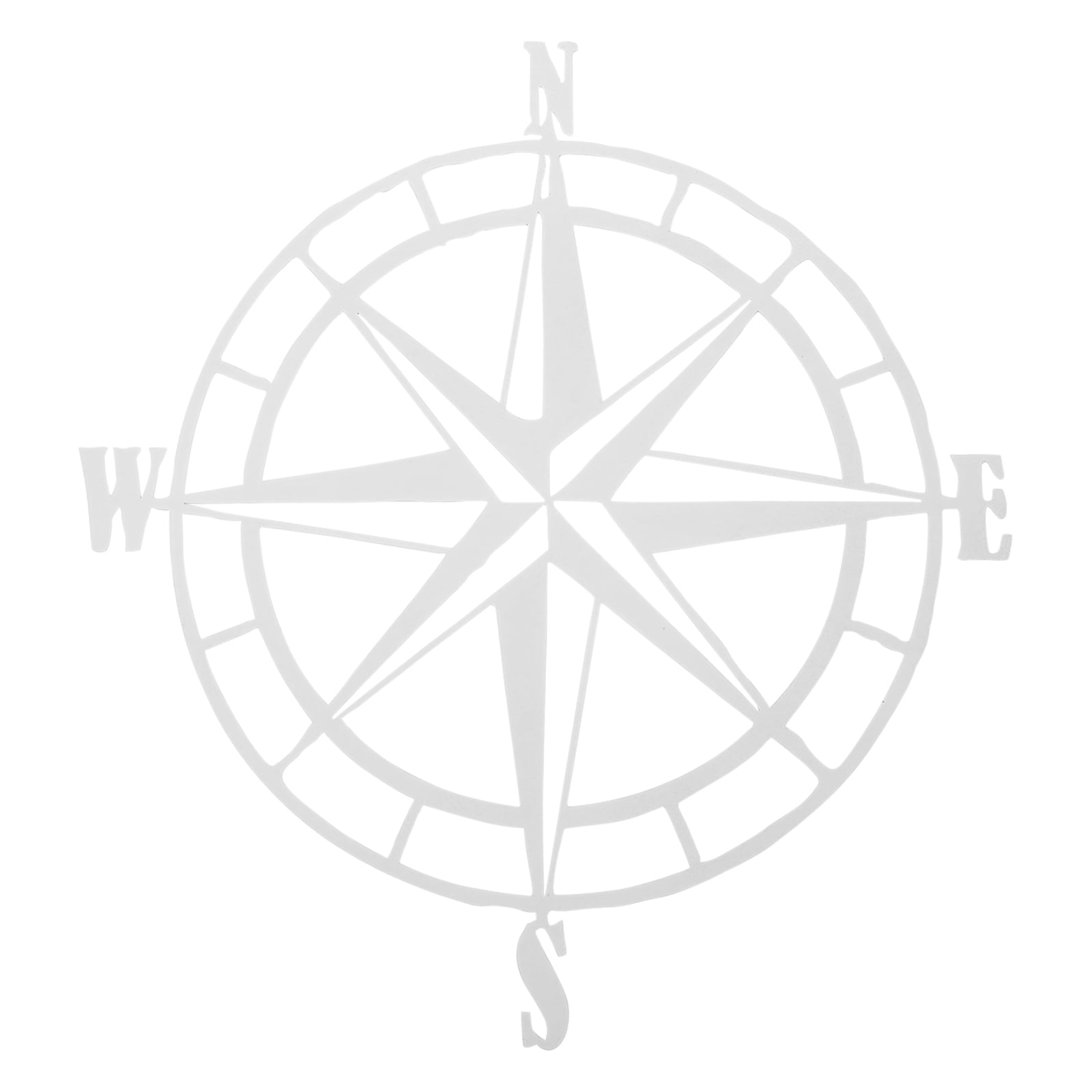 Wall Compass Metal Pendant Sculpture Decor Nautical Art Hanging ...